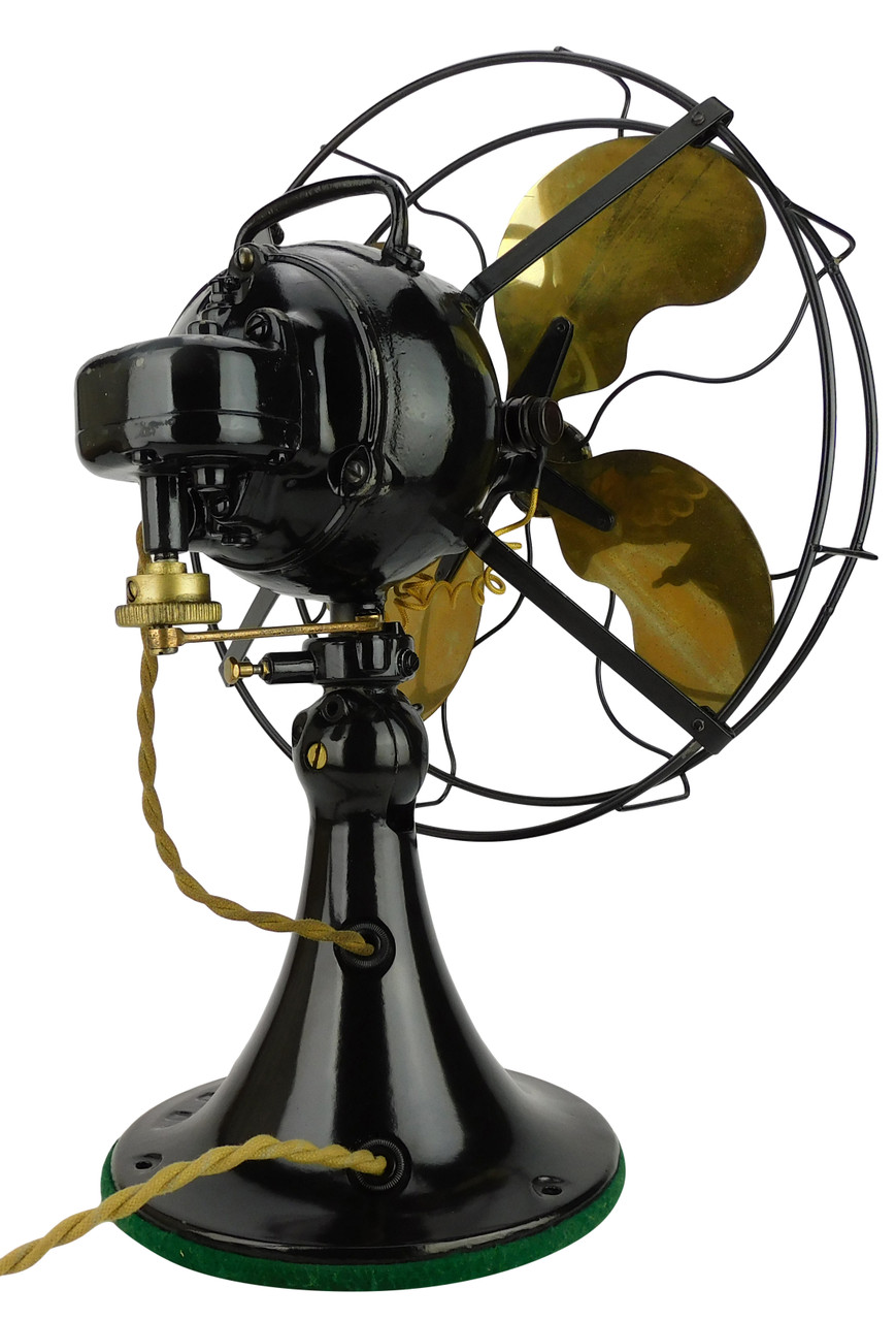 Circa 1919 12" Emerson 27046 Ball Motor DC - Antique Fan Supply Co