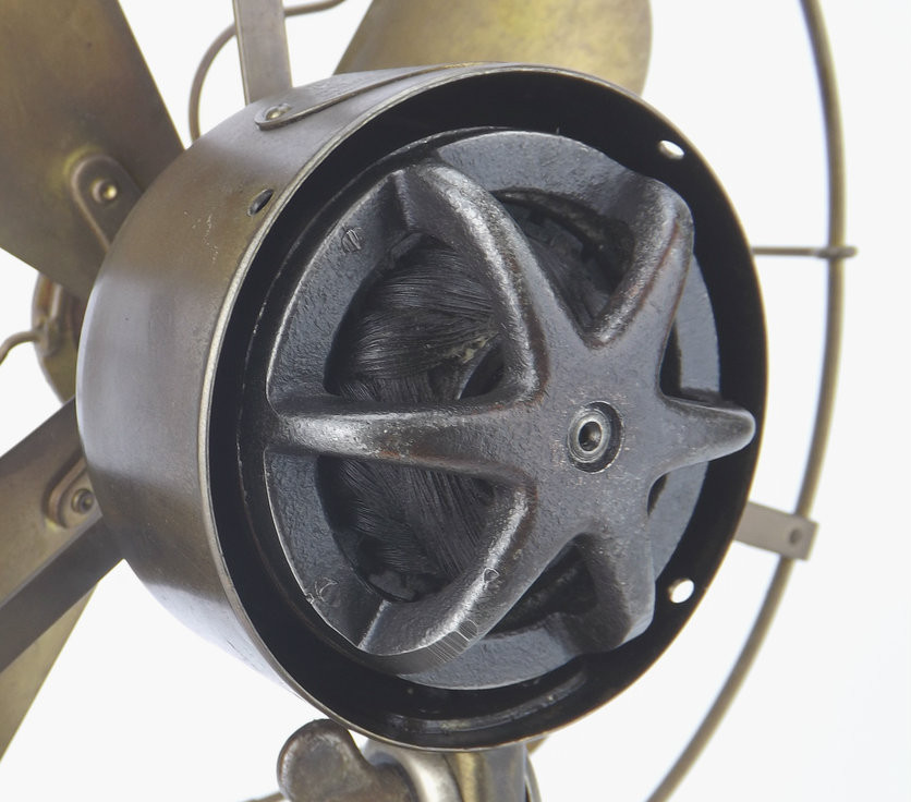 Rare 8" FWEW All Brass Fan - Antique Fan Supply Co