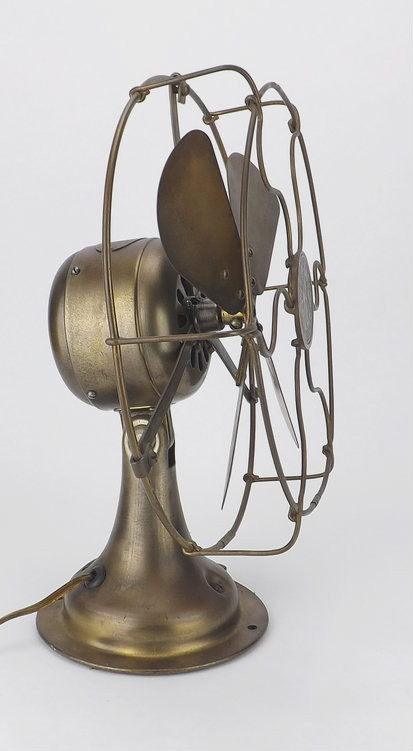 Rare 8" FWEW All Brass Fan - Antique Fan Supply Co