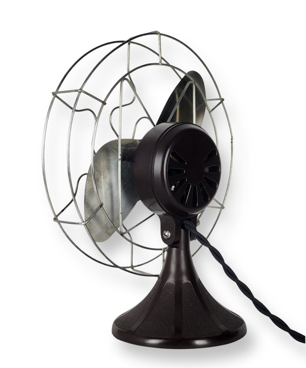 Circa 1940 8" Barcol Bakelite Stationary Ornate Base Desk Fan - Antique ...