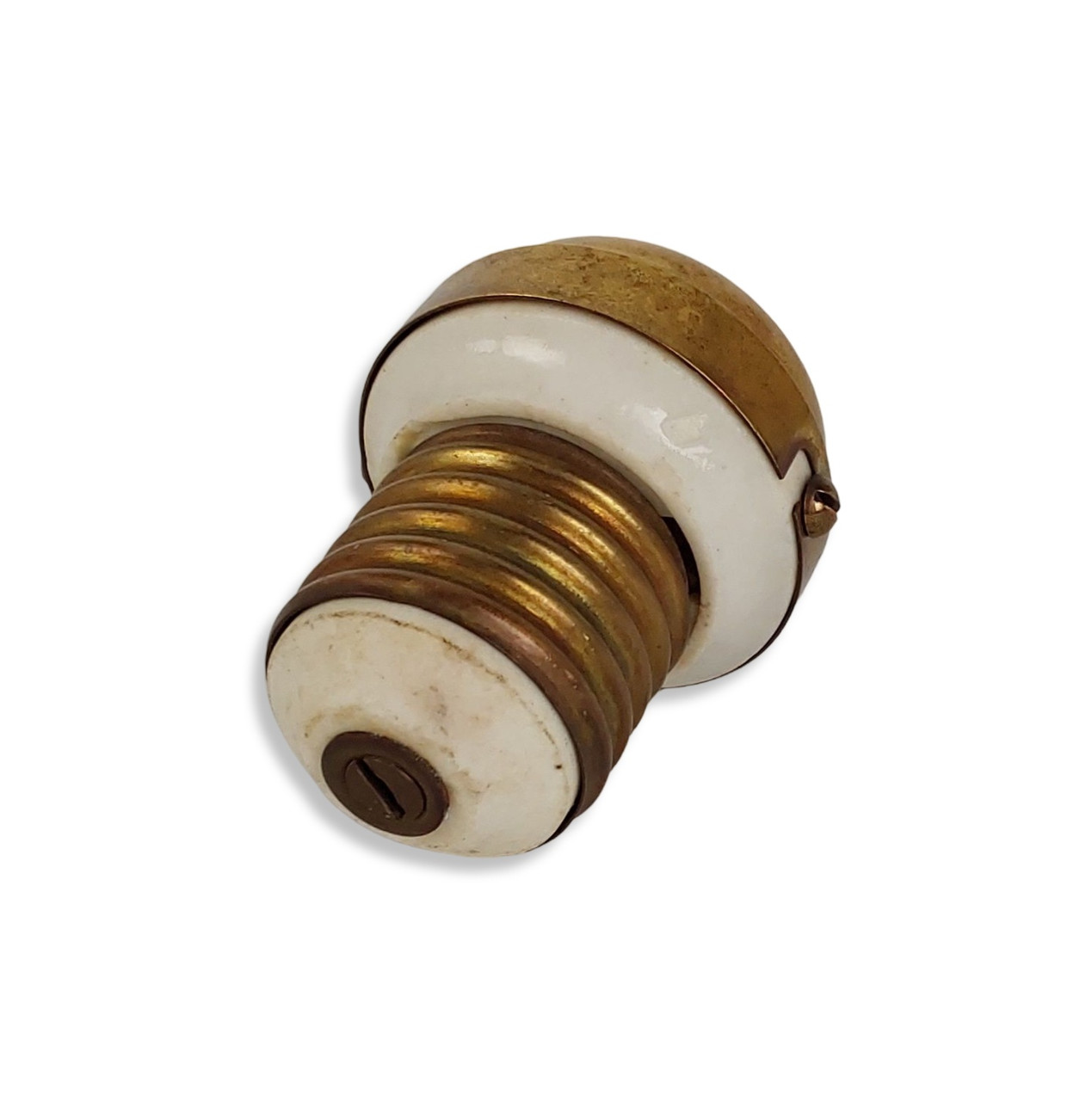 Bryant Brass Porcelain Screw In Socket Plug