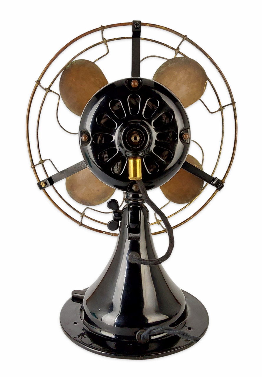 Circa 1920's 12" Peerless Stationary Desk Fan - Antique Fan Supply Co