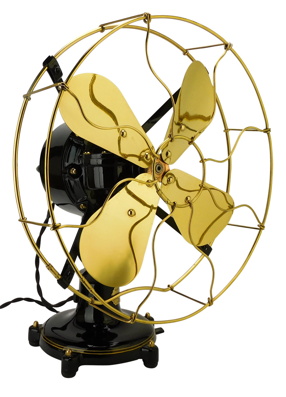 Circa 1914 12" Peerless Tab Base Front Oscillator Brass Blade/Guard ...