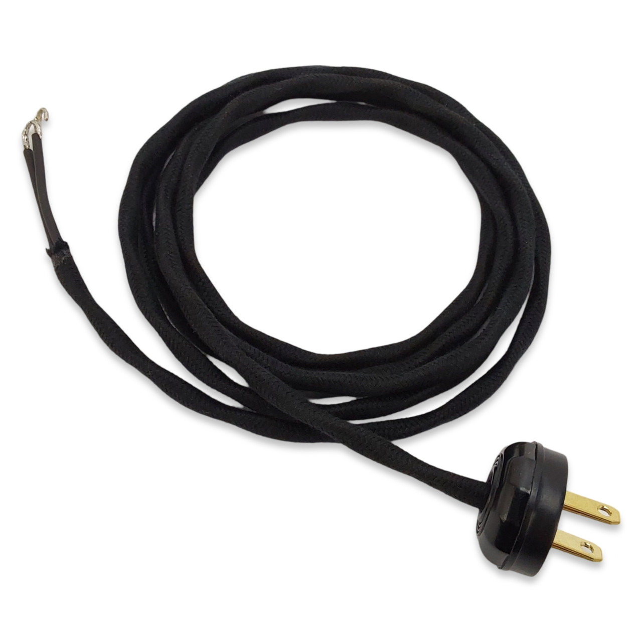 2 Conductor Premium Cloth Covered Power Cable Cord Wire with Classic ...