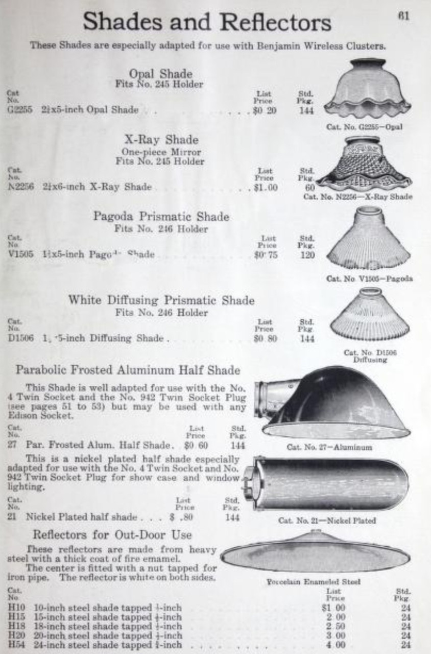Circa 1906 Benjamin Electric 6 Socket Light Fixture with Original ...