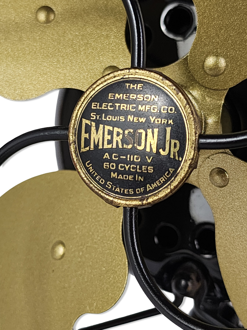 Circa 1921 Restored 9" Emerson Jr. Stationary Desk Fan - First Year ...