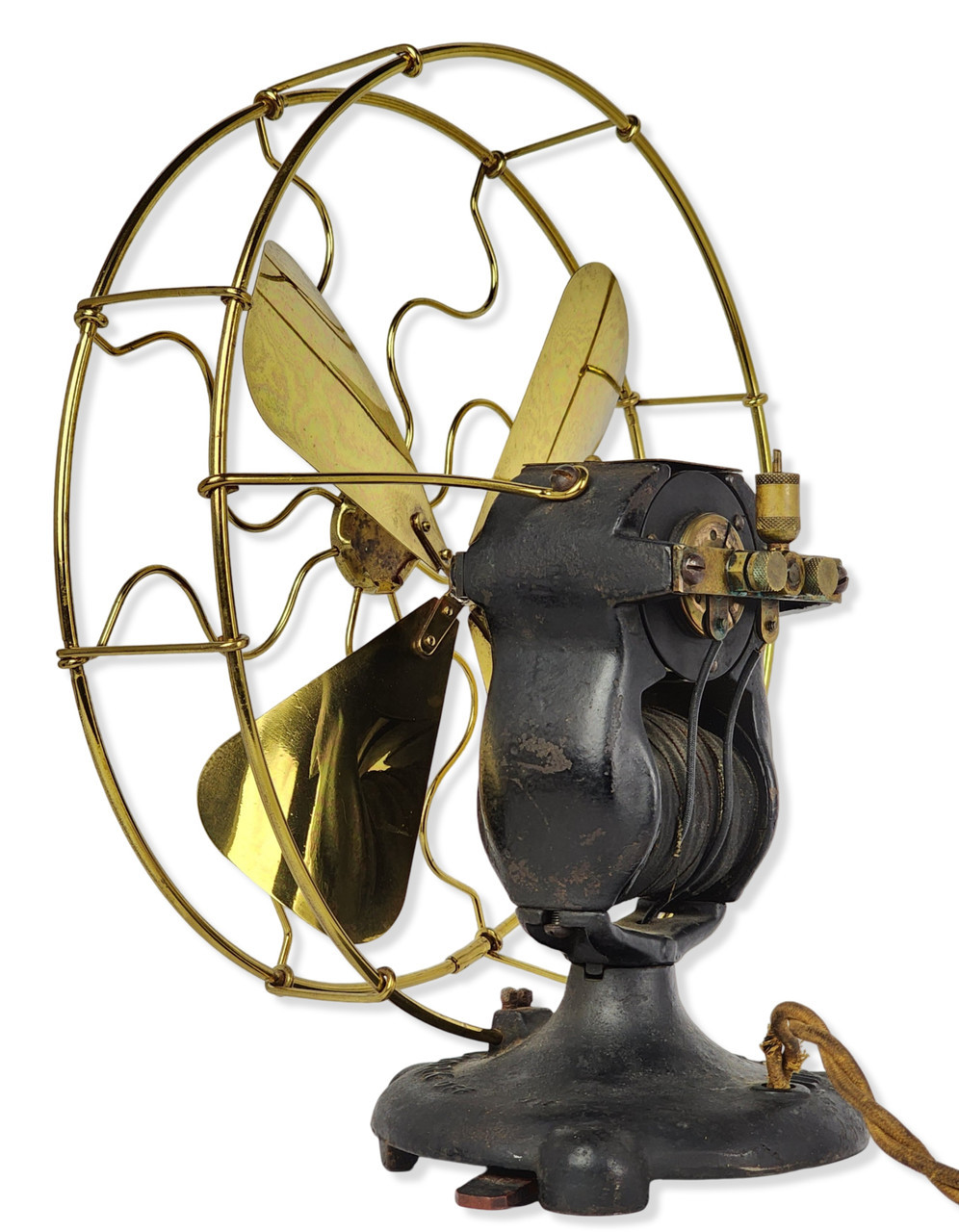 Circa 1903 10" Lionel "Perfection" Battery Fan Bipolar - Antique Fan ...