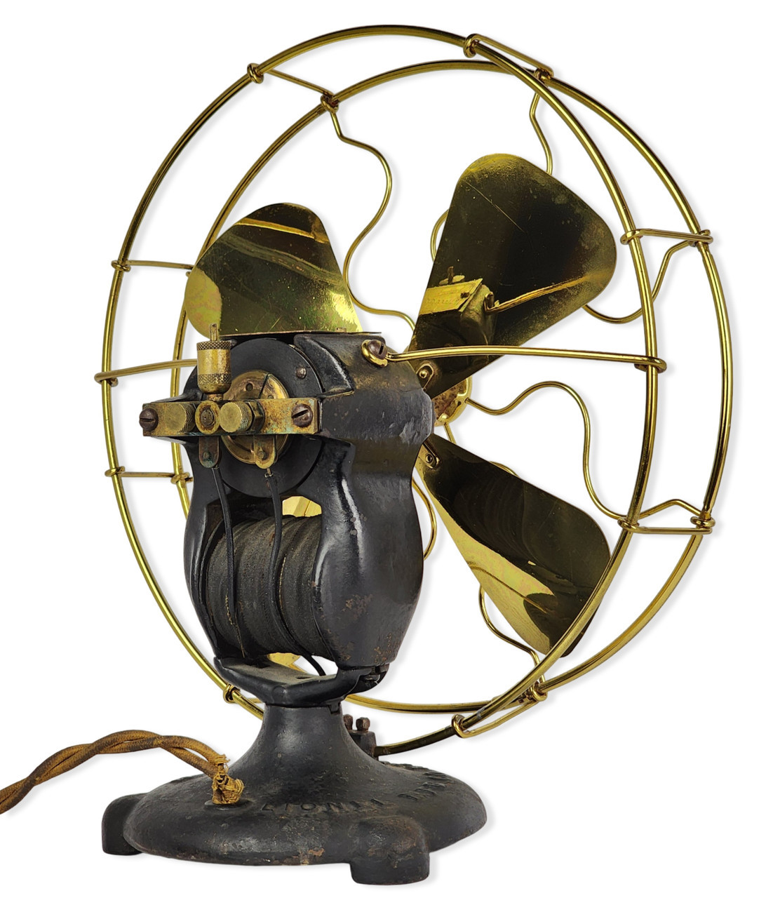 Circa 1903 10" Lionel "Perfection" Battery Fan Bipolar - Antique Fan ...