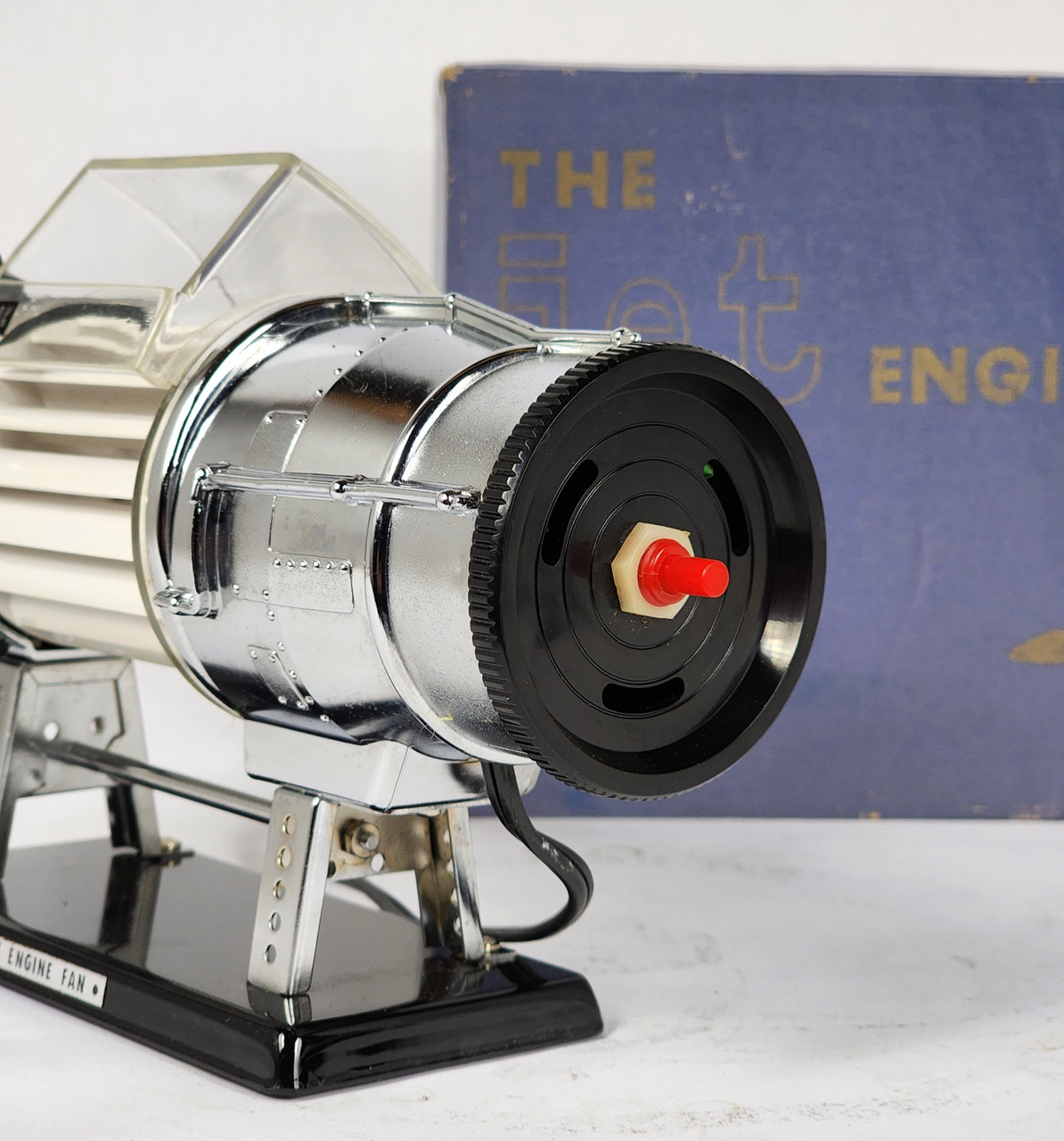 Vintage Original Jet Engine Fan by Swank with Original Box and Instructions