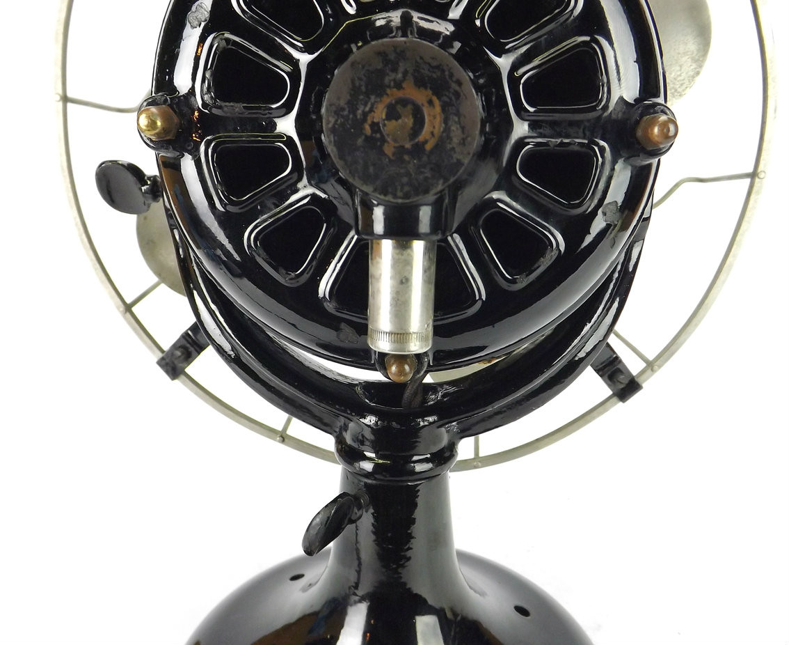 ORIGINAL 12" NICKEL PLATED WESTINGHOUSE TANK FAN - Antique Fan Supply Co