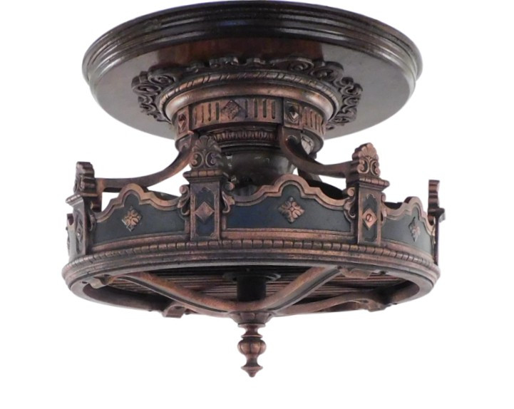 Circa 1927 32v DC Safety Car Ceiling Fan Restored - Antique Fan Supply Co