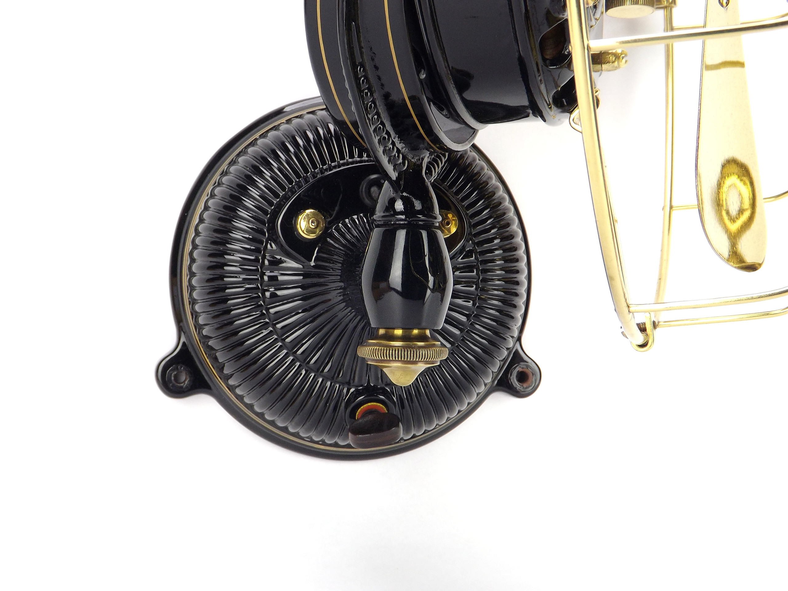 Professionally Restored Rare 1903 12" Wall Mounted GE Pancake Fan ...
