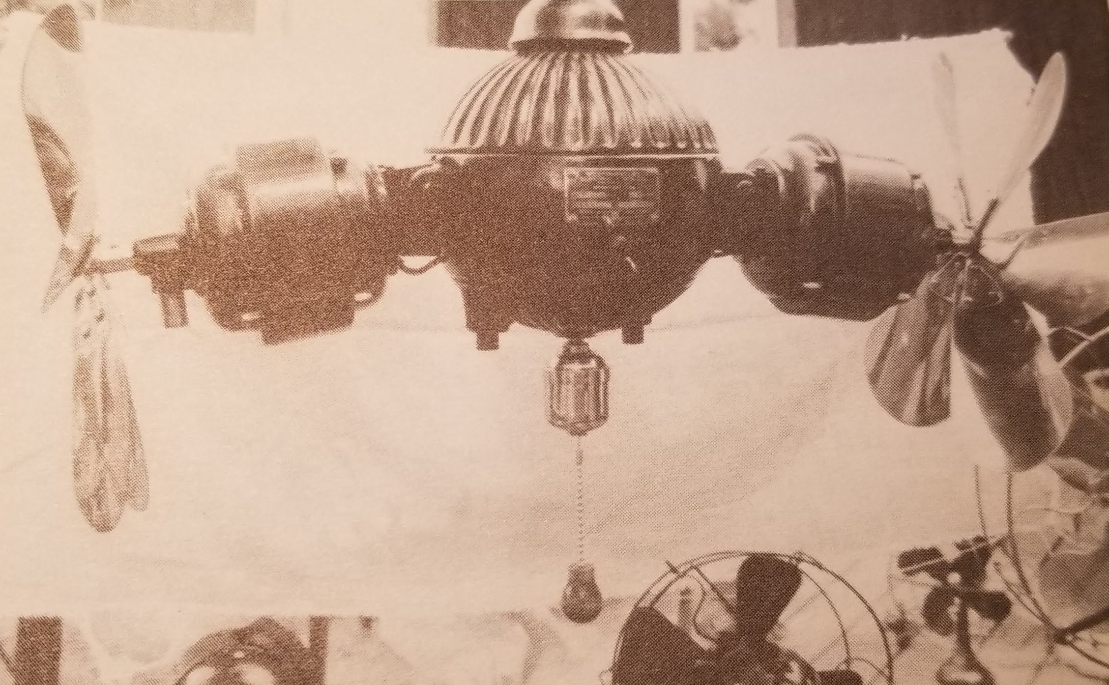 Circa 1920 Westinghouse Gyro Ceiling Fan Restored AFCA History ...