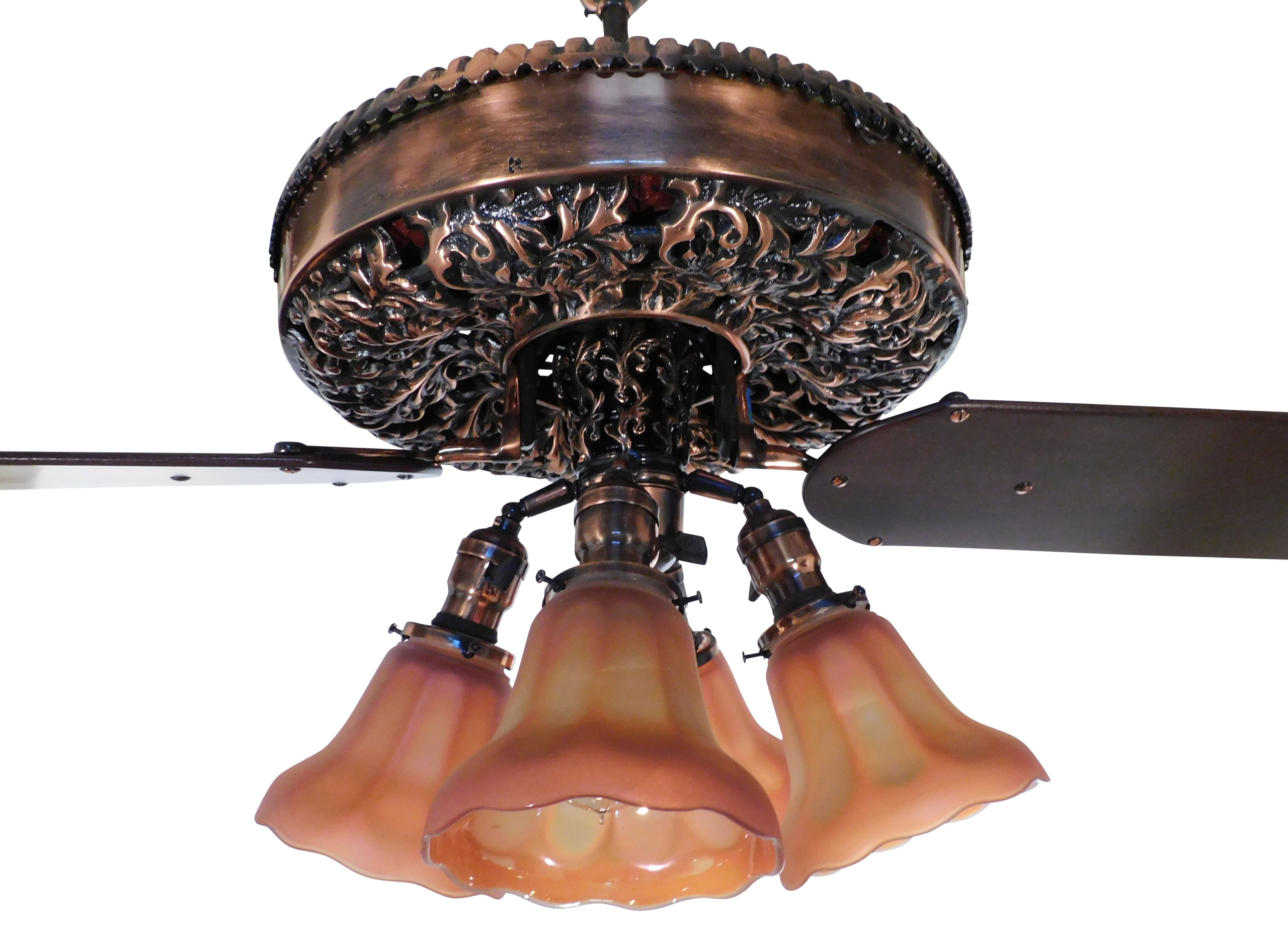 Circa 1899 Beautifully Restored Emerson CF28 2 Blade Ceiling Fan ...