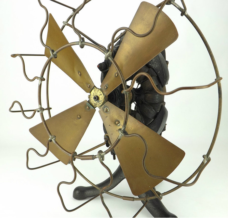 Thomas Edison Brass Fan - Antique Fan Supply Co