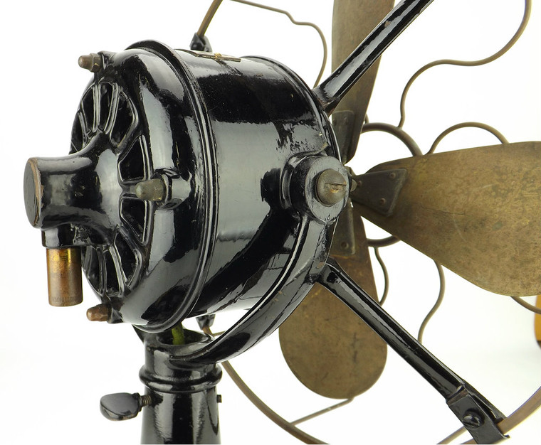 Early 1905 12" Westinghouse Tank Motor Fan - Antique Fan Supply Co
