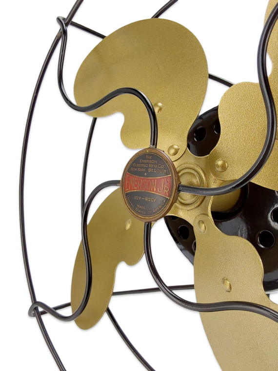 Circa 1923 Restored 9" Emerson Jr. Stationary Desk Fan - Antique Fan ...