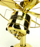 Professionally Restored All Brass 8" Diehl Fan - Antique Fan Supply Co
