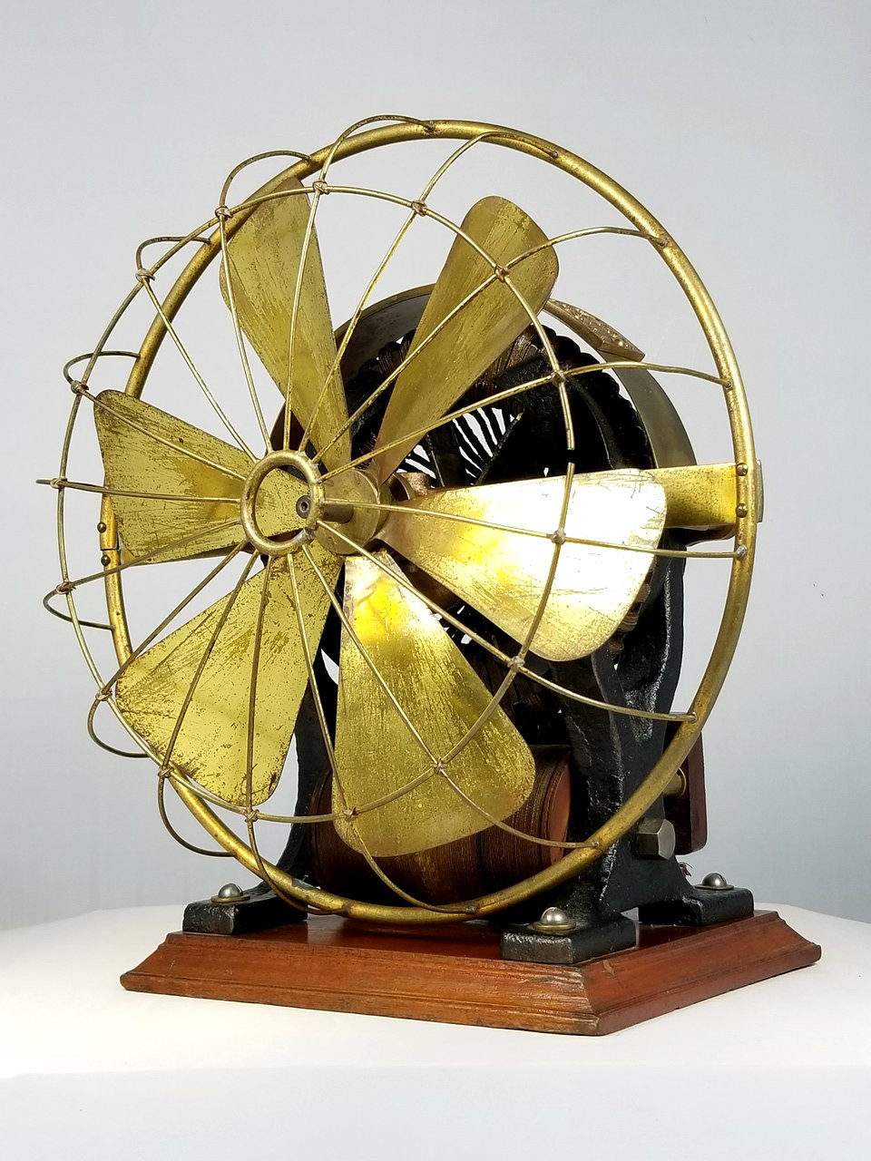 Thomas Edison Brass Fan - Antique Fan Supply Co