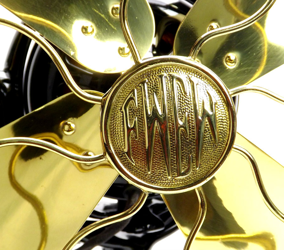 Professionally Restored 16" FWEW Kidney Oscillator - Antique Fan Supply Co