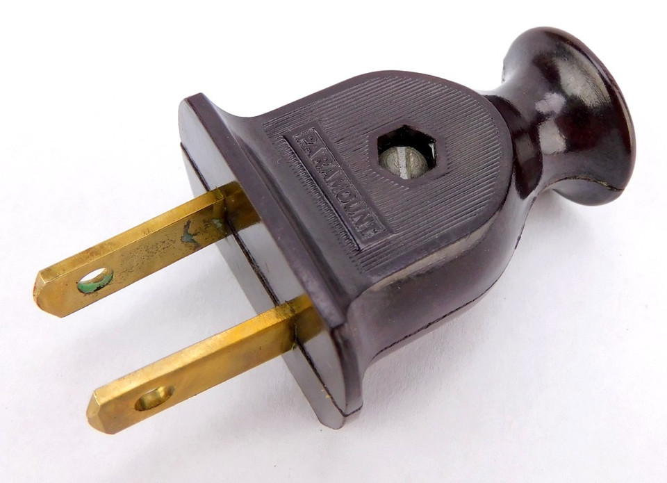 Electrical Items - Restored Antique/Vintage Bakelite Attachment Plugs ...