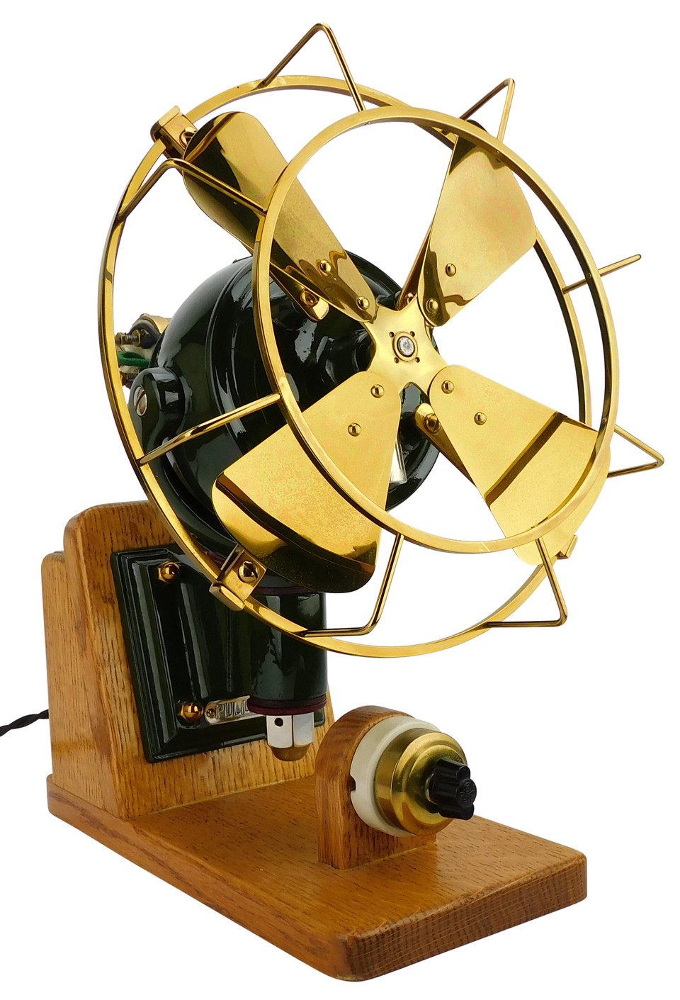 1905 Diehl Tab Base Wall Mount Pullman Train Car Fan - Antique Fan ...