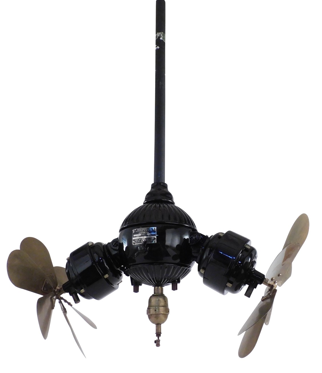 Circa 1920 Westinghouse Gyro Ceiling Fan Restored AFCA History ...