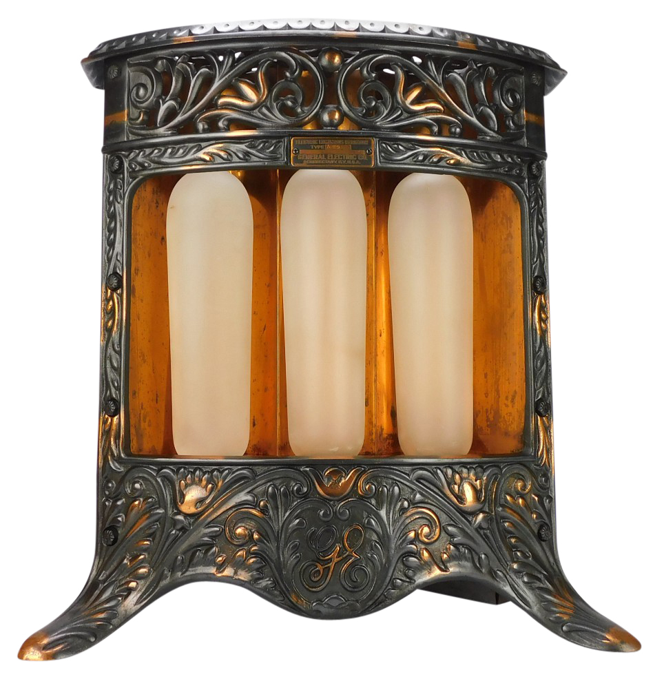 GE Copper Oxide Luminous Radiator Flat Top - Antique Fan Supply Co