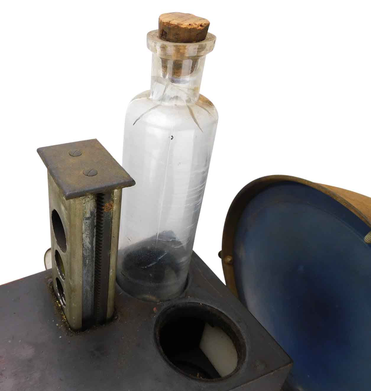Antique Industrial T.D. Simpson Colorimeter Scientific Faries Lamp ...