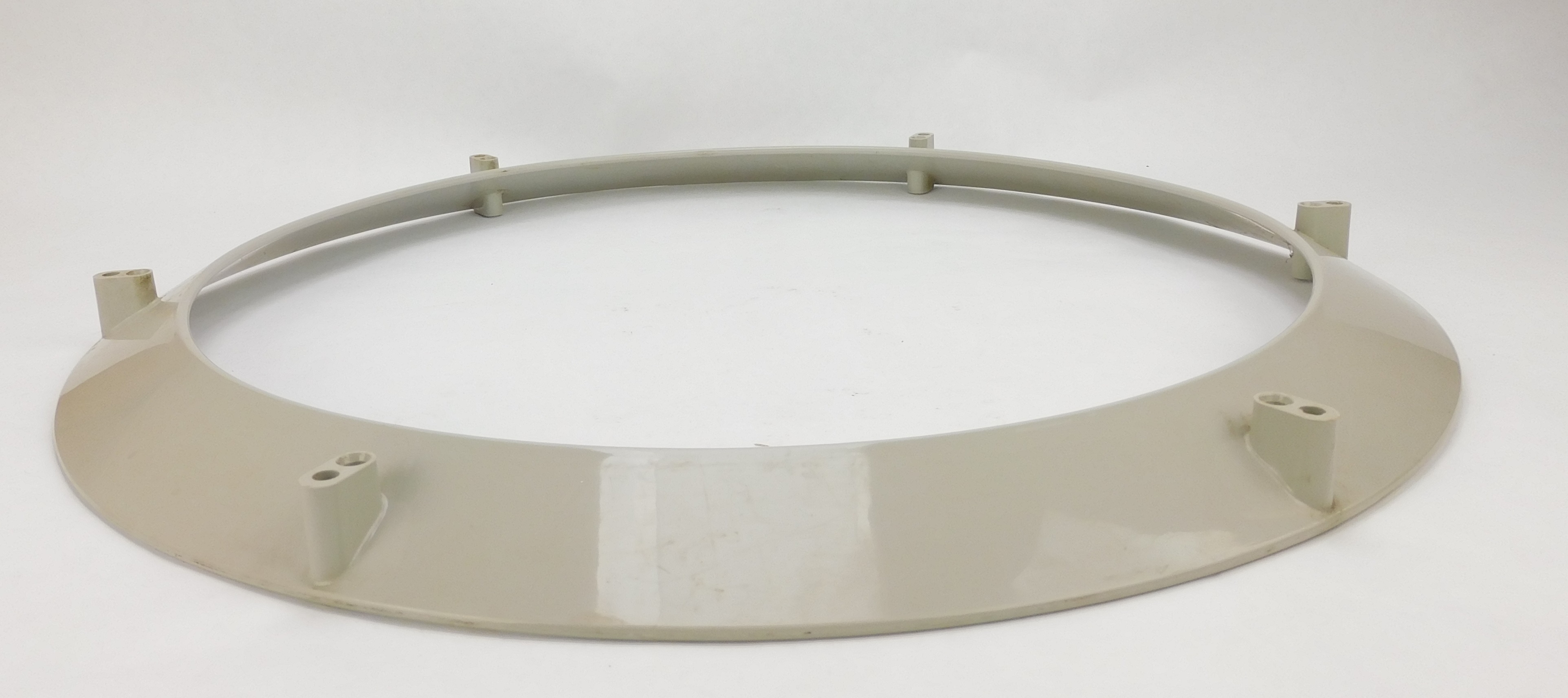 GE Hassock Floor Circulator Fan Deflector NOS Grey Tall Mounting Tabs ...