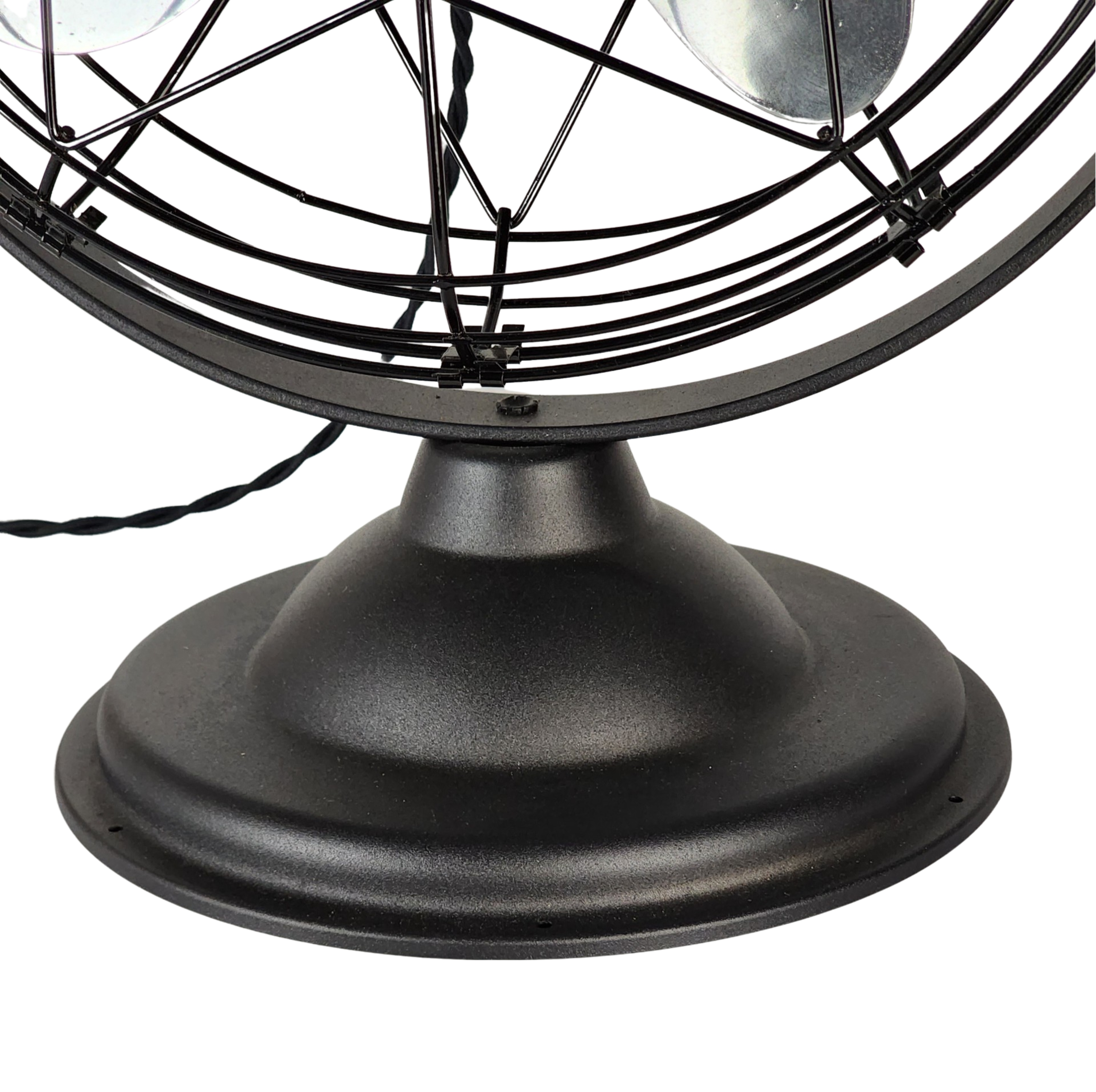 Circa 1940 12" Air Beam Art Deco Restored Desk Fan - Antique Fan Supply Co