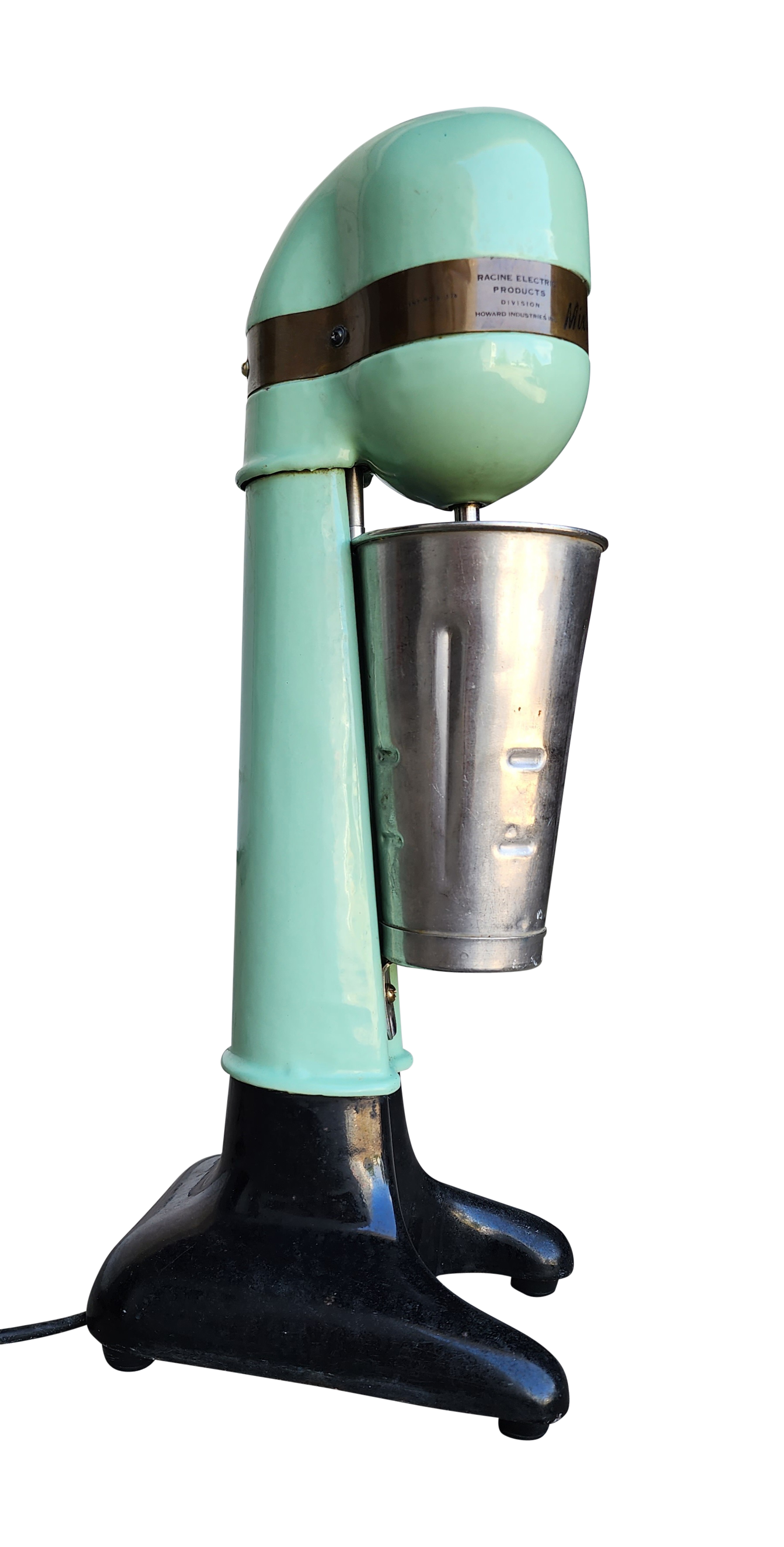 1950's Racine "Mix and Whip" Milk Shake Maker - Antique Fan Supply Co