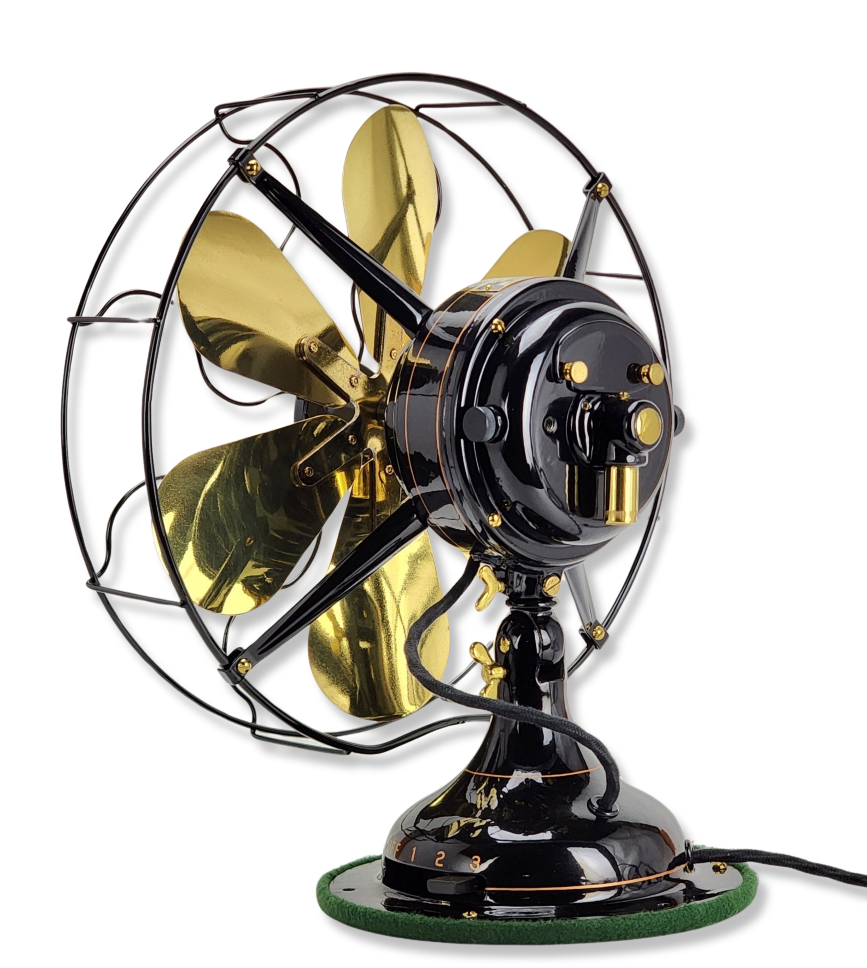 Circa 1916 12" R&M United States Navy 30V DC Ship Fan Professionally ...