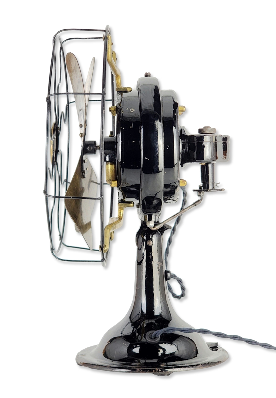 Circa 1916 12" Menominee "Staghorn" Oscillating Desk Fan All Original ...