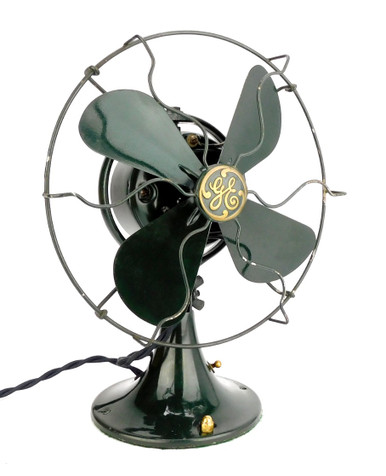 Circa 1936 8" Oscillating Desk Fan All Original Finish - Antique Fan ...