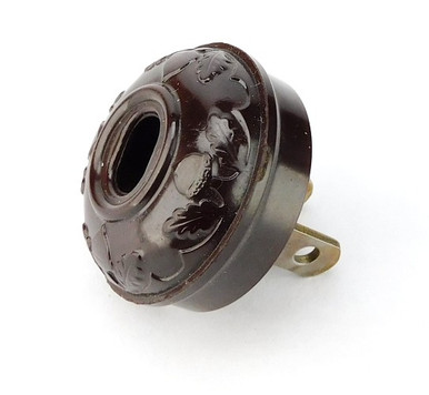 Vintage Brown Bakelite Oak Acorn Pattern Attachment Electric Plug ...