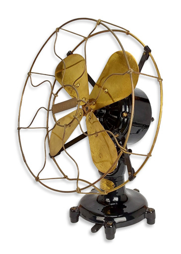 Circa 1911 12" Colonial AB18 Tab Base Stationary Desk Fan Refinished ...