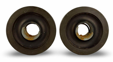 Set of 2 Rubber Wheels Vintage GE Rolling Floor Stand Fan