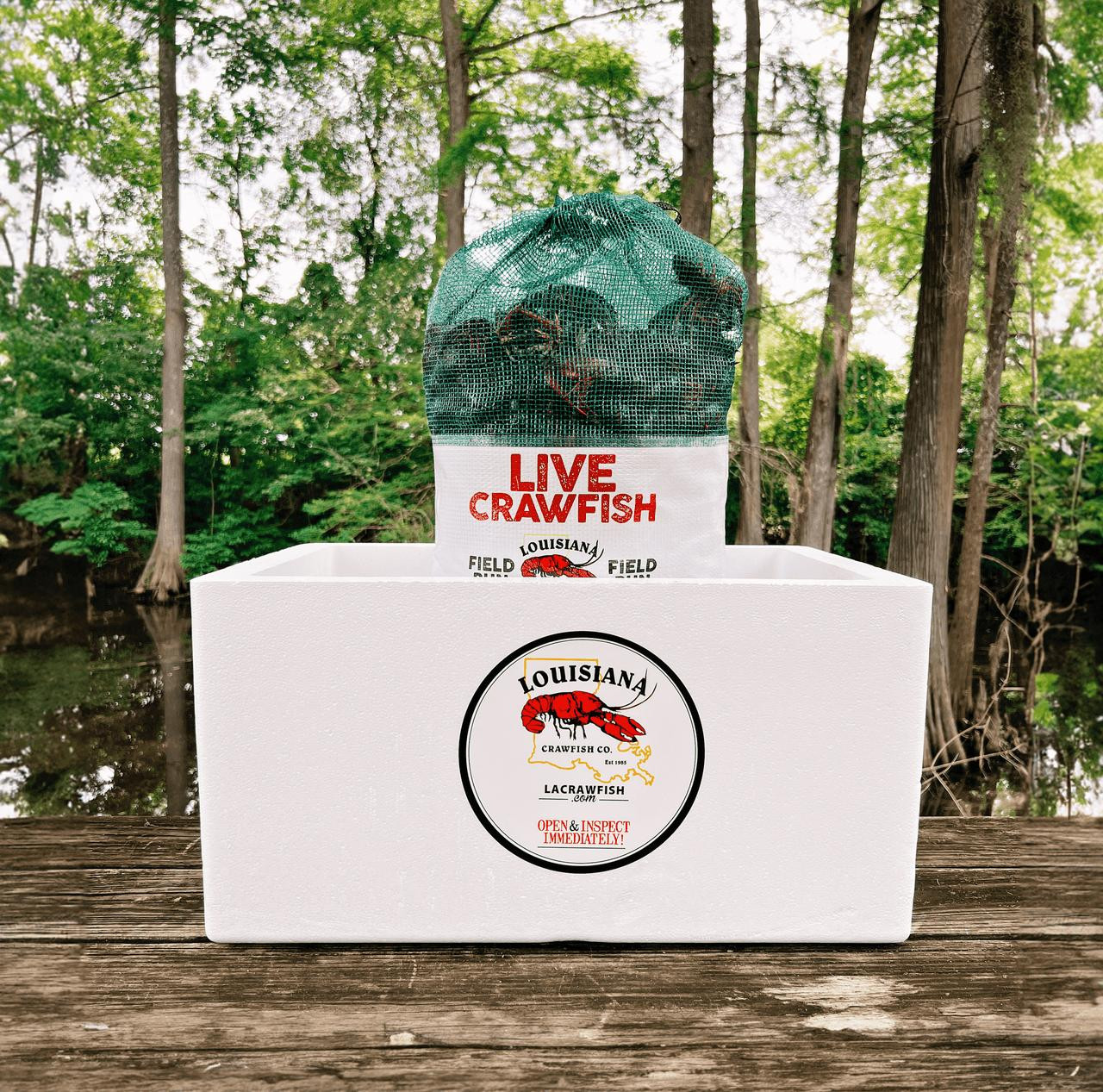 Live Crawfish By The Pound - Field Run