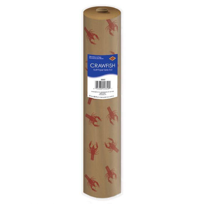 Crawfish Kraft Paper Table Cover Roll