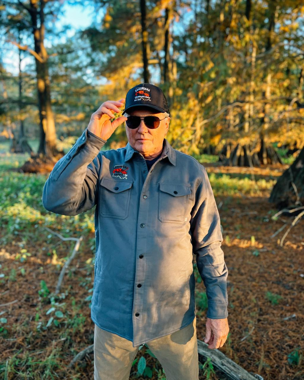 Duck Camp x LA Crawfish Co. Campfire Shacket