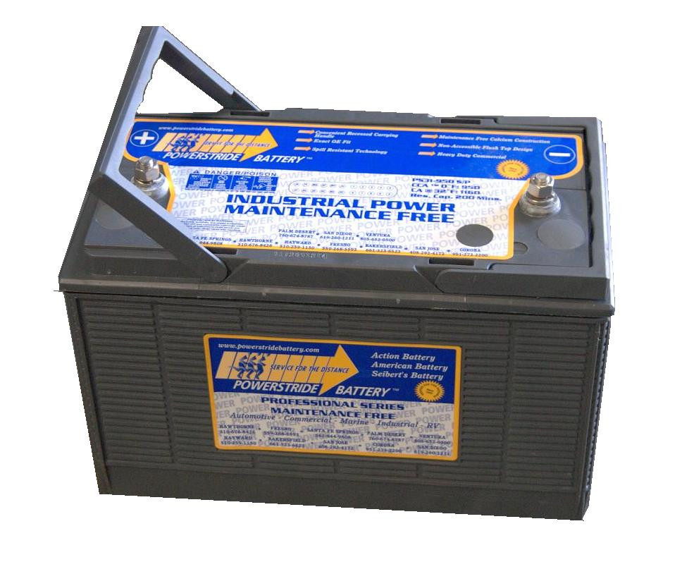 Powerstride - Heavy Duty Group 31 Battery - Threaded Stud Terminals