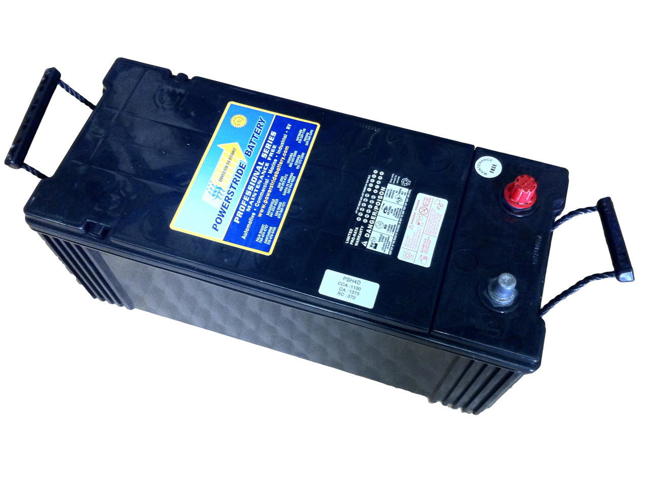 Powerstride - 6TMF Military Ordinance Battery - Maintenance Free 6TL ...