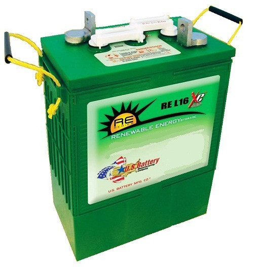 Powerstride - US L16HC XC2 - 6 Volt 420 Ah Aerial Lift Industrial Battery
