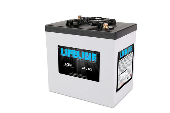 Lifeline - Lifeline GPL-4CT 6 Volt Deep Cycle AGM Battery