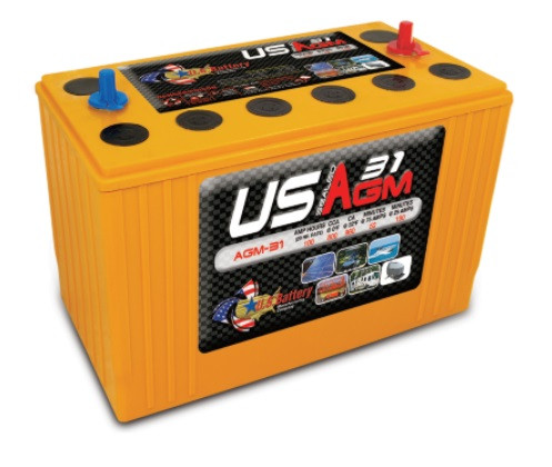 Powerstride - Heavy Duty Group 31 Battery - Threaded Stud Terminals