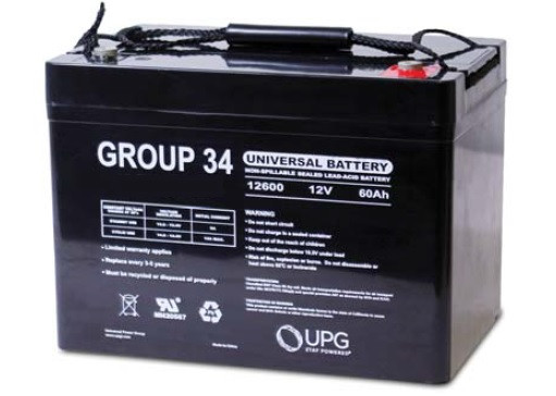 Universal - UB6400 - AGM L16 Battery (40895)