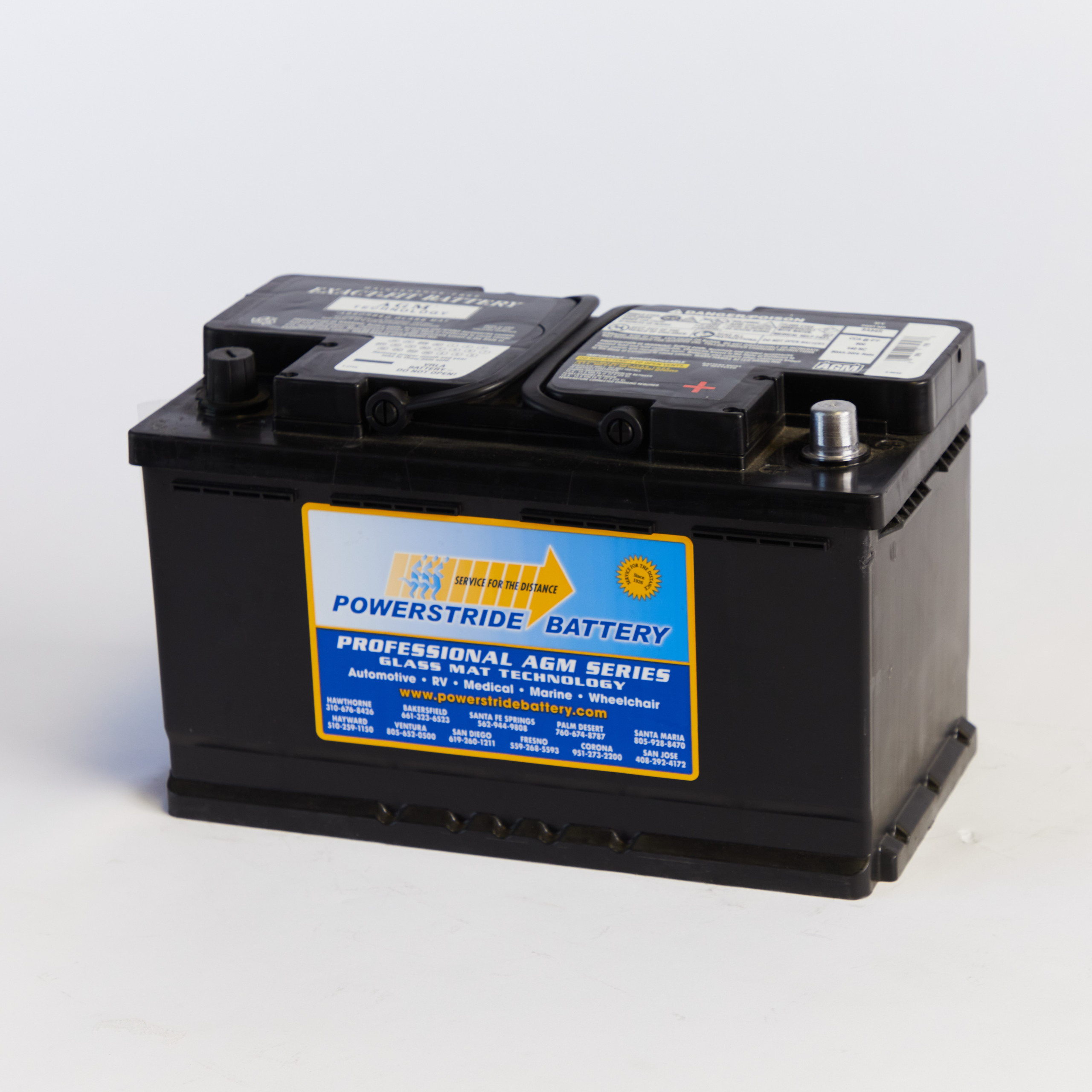 Powerstride Battery - Golf Cart, Motorcycle, Marine and More