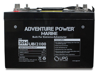 Powerstride - Heavy Duty Group 31 Battery - Threaded Stud Terminals