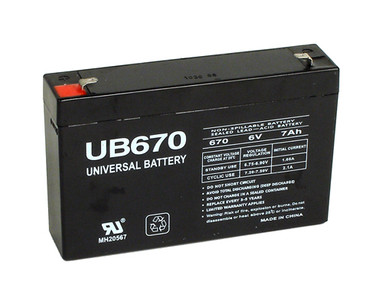 Universal - UB670 - 6 Volt 7 Ah Alarm Battery